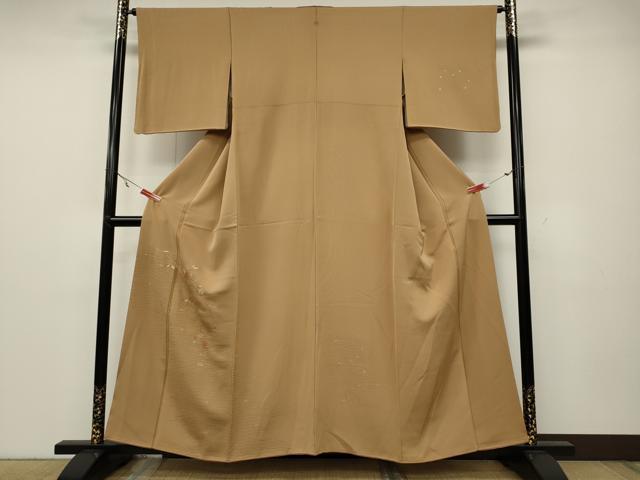 平和屋着物●訪問着　竹屋町刺繍　枝花文　金彩　正絹　逸品　CAAX4452ut