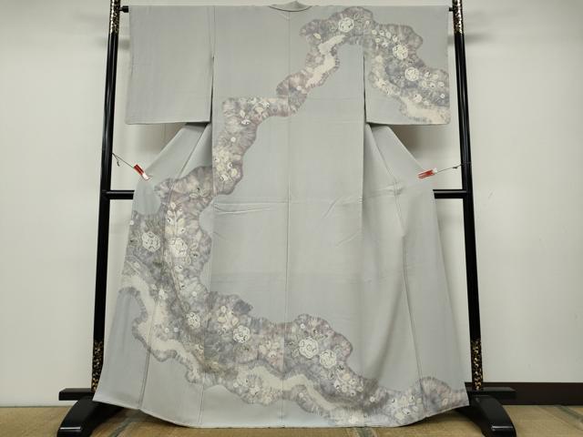 平和屋着物●訪問着　辻が花　絞り　正絹　逸品　CAAX4475ut