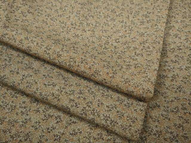 平和屋着物●上質な小紋　枝葉文　三越扱い　正絹　逸品　CAAX4476ut