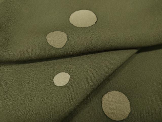 平和屋着物●上質な小紋　大小丸文　正絹　逸品　CAAX4503ut