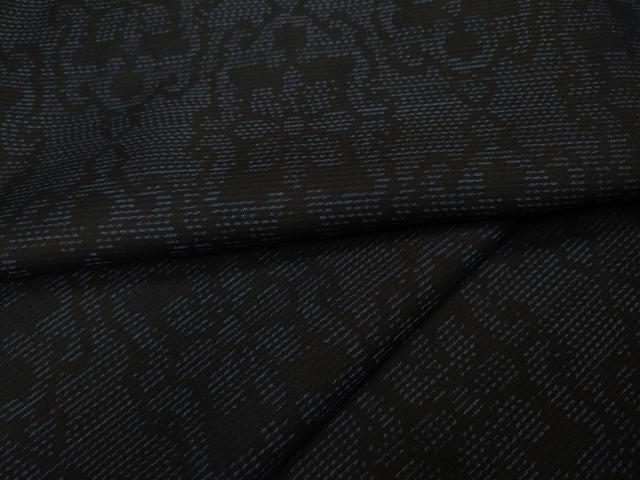 平和屋着物●本場大島紬　吉祥花文　正絹　逸品　CAAX4514ut