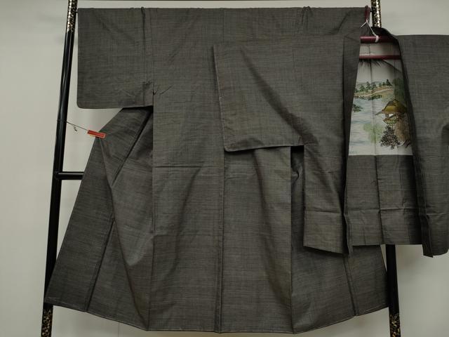 平和屋着物●男性　本場大島紬　アンサンブル　100亀甲　総詰め　正絹　逸品　未使用　CAAX4532ut