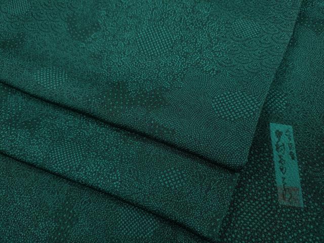 平和屋着物●重要無形文化財　人間国宝　中村勇二郎　江戸小紋　舞葉吉祥文　正絹　逸品　CAAX4542ut