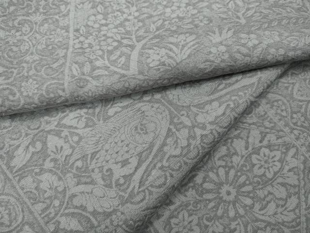 平和屋着物●上質な小紋　色紙重ね花鳥文　正絹　逸品　CAAX4598ut