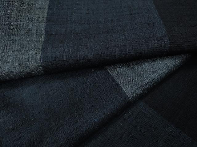 平和屋着物●上質な紬　間道　正絹　逸品　CAAX4623ut