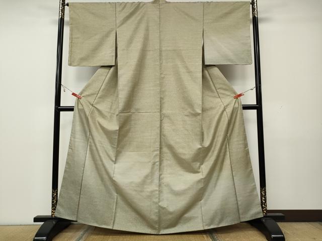 平和屋着物●訪問着　本場染大島紬　霞文　金通し地　正絹　逸品　未使用　CAAX4673ut