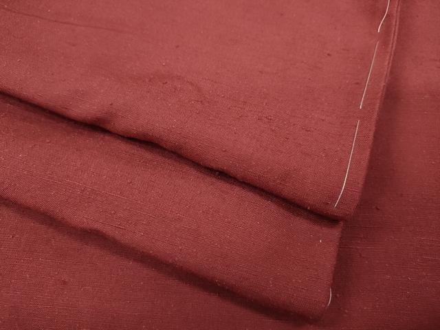 平和屋着物●結城紬　今様色　正絹　逸品　CAAX4772ut