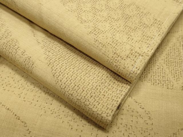 平和屋着物●結城紬　100亀甲　流水吉祥文　正絹　逸品　未使用　CAAX5658gh