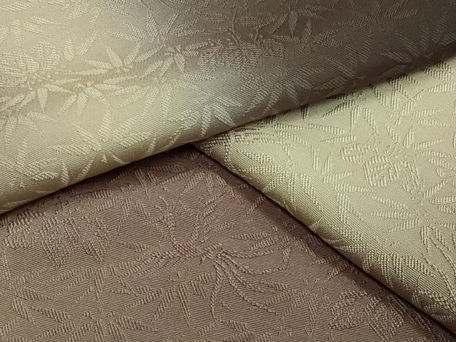 平和屋着物●ファッションデザイナー　コシノアヤコ　小紋　切嵌竹鳳凰地紋　暈し染め　正絹　逸品　CAAX5677gh