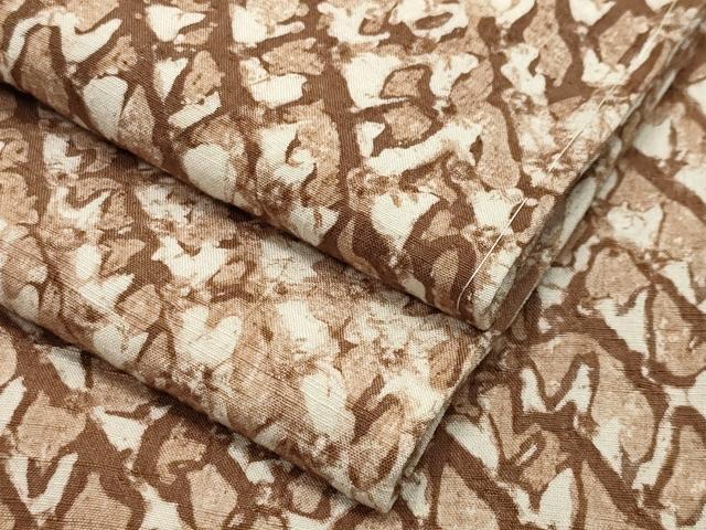 平和屋着物●上質な小紋　紬地　ろうけつ染め　吉祥文　正絹　逸品　未使用　CAAX5691gh