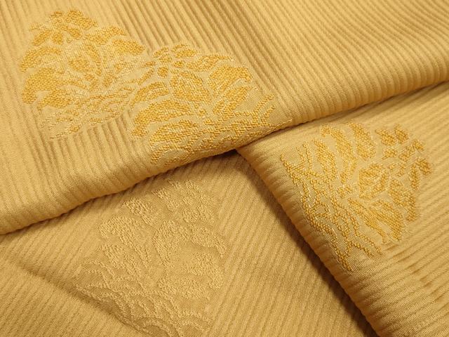 平和屋着物●上質な小紋　名物裂　草花文　正絹　逸品　CAAX5692gh