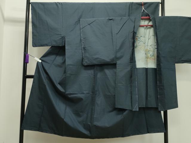 平和屋着物●男性　本場大島紬　アンサンブル　100亀甲　正絹　逸品　未使用　CAAX5748gh