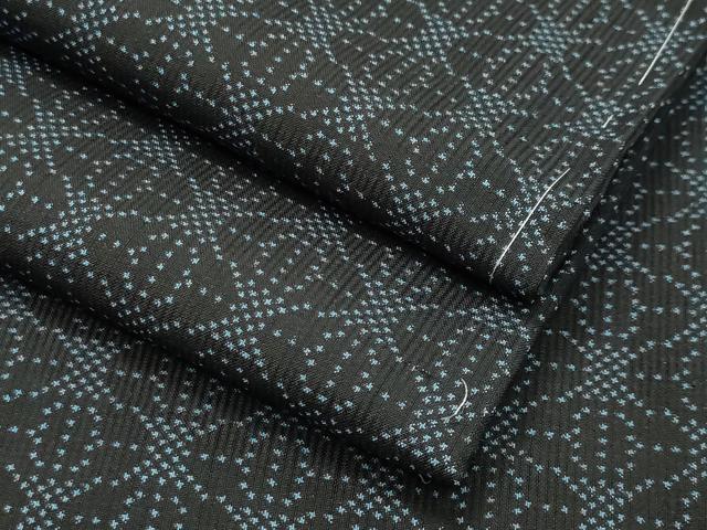 平和屋着物●本場大島紬　7マルキ　菱吉祥文　正絹　逸品　未使用　CAAX5754gh