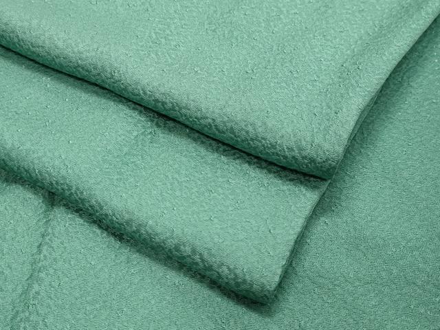 平和屋着物●上質な色無地　紋意匠　青磁色　鈴乃屋扱い　正絹　逸品　CAAX5779gh