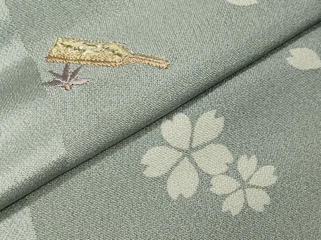 平和屋着物●訪問着　刺繍　舞梅玩具文　暈し染め　金糸　正絹　逸品　CAAX5784gh 平和屋着物○訪問着 刺繍 舞梅玩具文 暈し染め 金糸 正絹 逸品