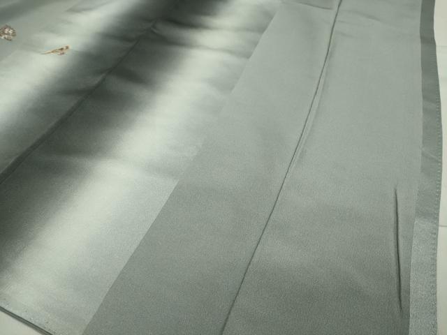 平和屋着物○訪問着 刺繍 舞梅玩具文 暈し染め 金糸 正絹 逸品