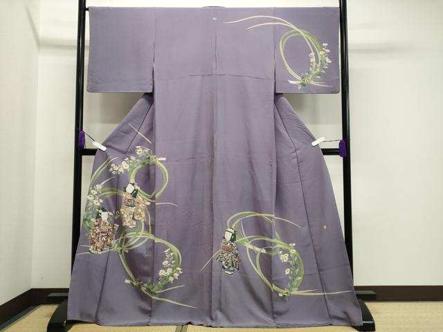 平和屋着物●訪問着　作家物　童子遊び　正絹　逸品　CAAX5793gh