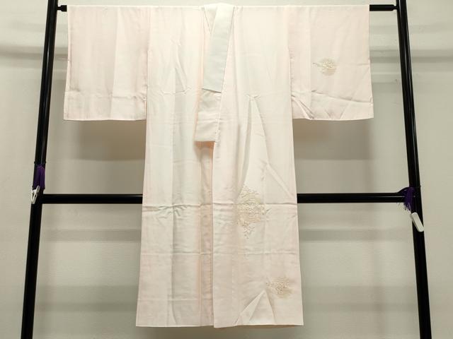 平和屋着物●中国三大刺繍　スワトウ刺繍　総刺繍　長襦袢　袷　雪輪文箱花文　暈し染め　正絹　逸品　未使用　CAAX5820gh