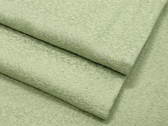 平和屋着物●上質な色無地　紋意匠　若葉色　正絹　逸品　未使用　CAAX5824gh