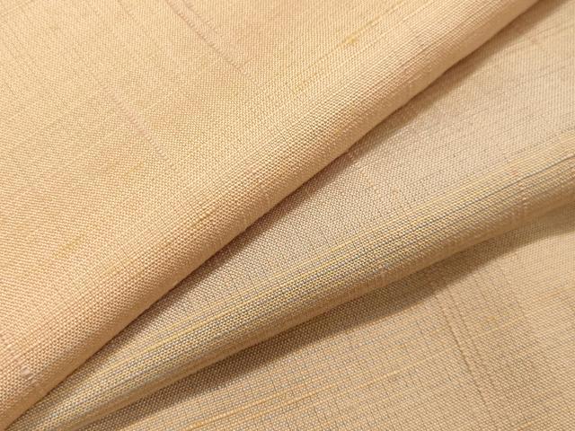 平和屋着物●紅花紬　米沢　霞文　正絹　逸品　CAAX5898gh