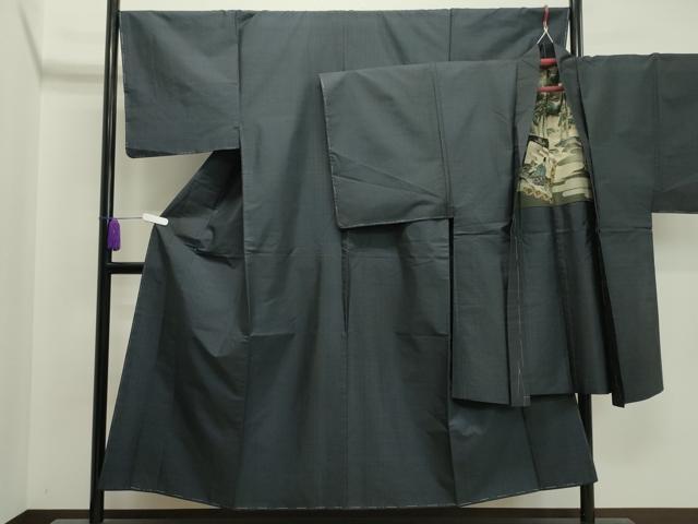 平和屋着物●男性　本場大島紬　アンサンブル　80亀甲　正絹　逸品　未使用　CAAX5912gh