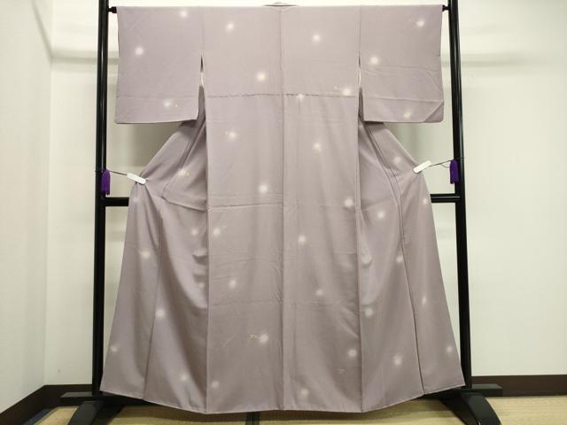 平和屋着物●上質な小紋　吉祥文　蛍暈し　金彩　正絹　逸品　CAAX5945gh 平和屋着物○上質な小紋 吉祥文 蛍暈し 金彩 正絹 逸品 CAAX5945gh