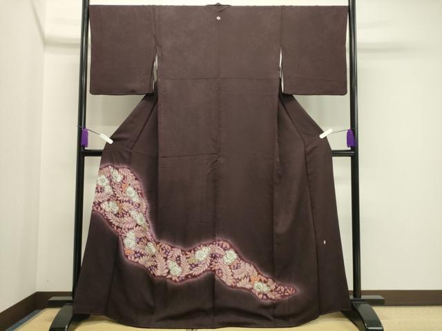 平和屋着物●染織工芸むつろ　辻が花　手描き　絞り　色留袖　暈し染め　正絹　逸品　CAAX5984gh