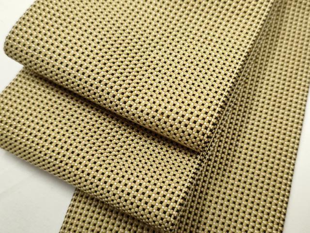 平和屋着物●男性　角帯　角通し　正絹　逸品　CAAX7299hy