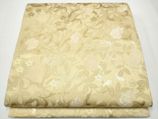 平和屋着物●六通柄袋帯　高台寺蒔絵　金糸　正絹　逸品　CAAX7411hy