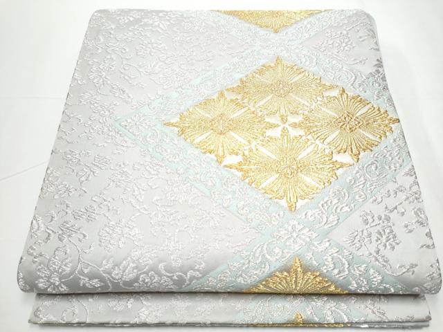 平和屋着物●六通柄袋帯　平安の四季　金銀糸　正絹　逸品　CAAX7485hy