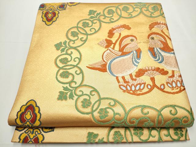 平和屋着物●織物一筋名門　織悦　全通柄袋帯　唐織　綾悦錦　正絹　逸品　CAAX7501hy