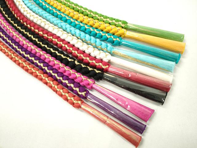 平和屋着物○和装小物 振袖用飾り付き帯締め10本セット 飾り結び