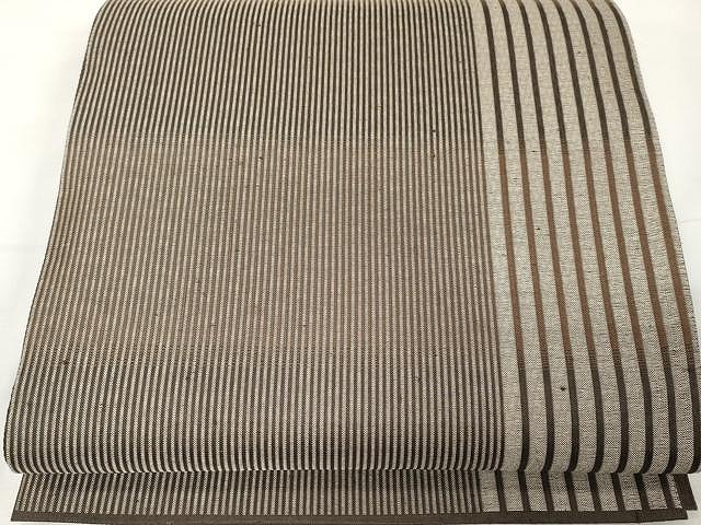 平和屋着物●六通柄袋帯　紬地　吉祥文　正絹　逸品　未使用　CAAX9283yk