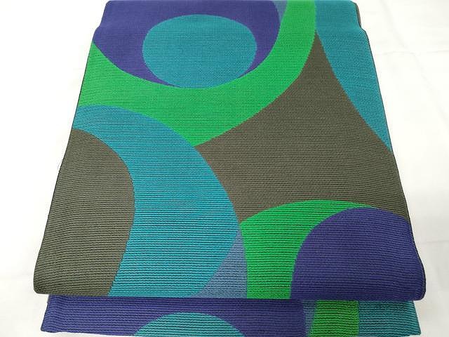 平和屋着物●全通柄袋帯　吉祥文　正絹　逸品　CAAX9322yk