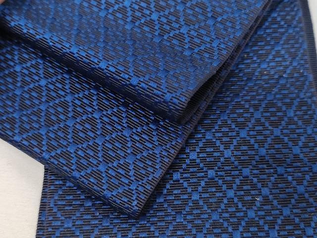 平和屋着物●本場筑前博多織　井上絹織謹製　男性　角帯　吉祥文　証紙付き　正絹　逸品　CAAX9387yk