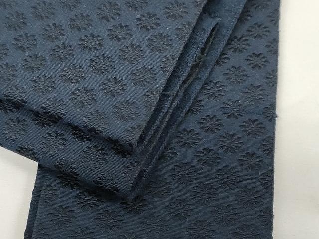 平和屋着物●本場筑前博多織　男性　角帯　いちご錦　正絹　逸品　CAAX9388yk