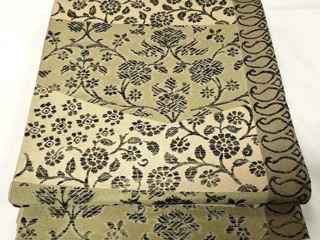 平和屋着物●西陣　川島織物　六通柄京袋帯　花唐草文　CAAX9393yk
