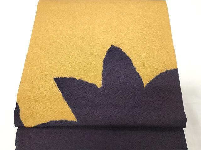 平和屋着物●九寸開き名古屋帯　吉祥文　鬼しぼ縮緬　鈴乃屋扱い　正絹　逸品　CAAX9434yk