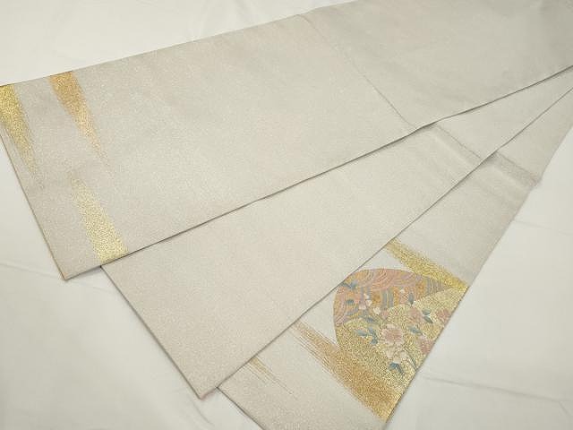 平和屋着物○爪＆#25620；き本綴れ 太鼓柄袋帯 鳳凰花文