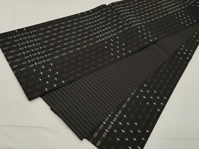 平和屋着物●両面　全通柄袋帯　吉祥文　黒地　正絹　逸品　CAAX9475yk