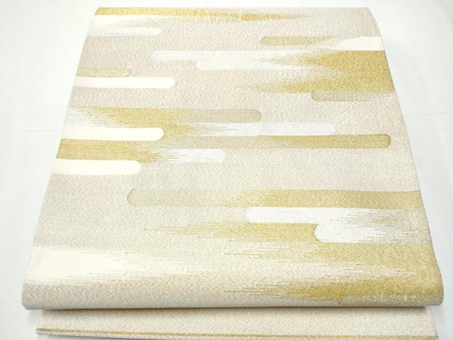 平和屋着物＊夏物 六通柄袋帯 唐織 草花 金糸 正絹 逸品 DAAY2919op