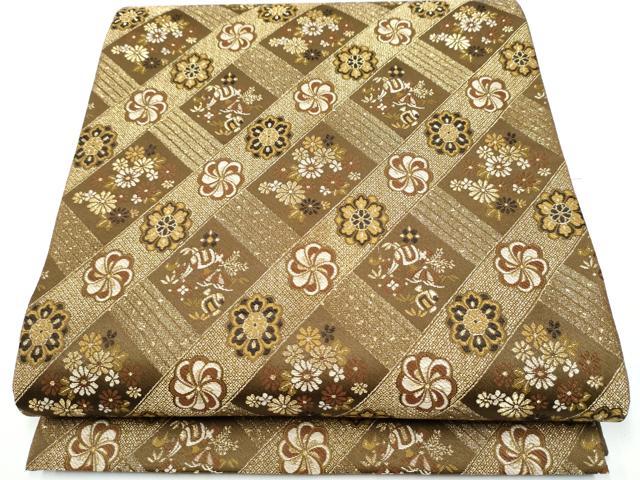 平和屋着物●世界的友禅作家　千地泰弘　千地天女　六通柄袋帯　唐織　宝尽くし花文　金糸　正絹　逸品　CAAY2561hy