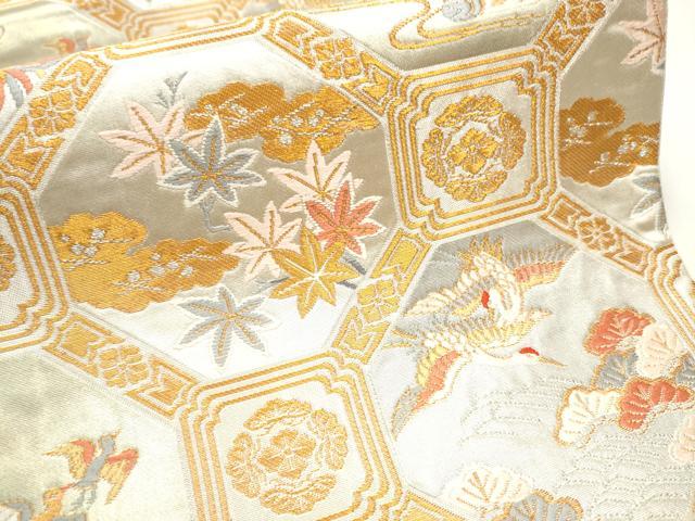 平和屋着物○皇室献上作家 北出与三郎 六通柄袋帯 唐織