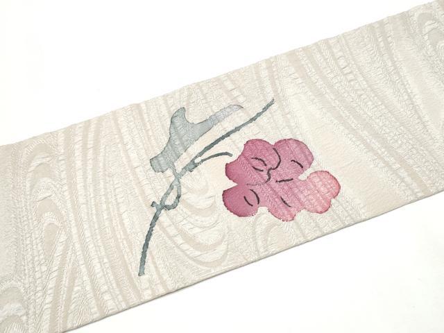 平和屋着物 和装小物 上質な帯揚げ10枚 手描き蔦の葉文 霞