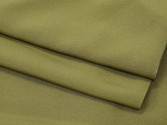 平和屋着物●上質な色無地　国防色　正絹　逸品　CAAY2810vf 平和屋着物○上質な色無地 国防色 正絹 逸品 CAAY2810vf 色無地