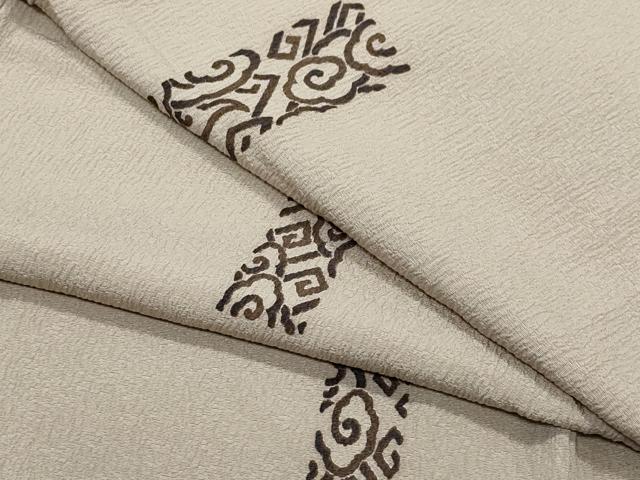 平和屋着物●上質な小紋　吉祥文　やまと誂製　正絹　逸品　CAAY2944vf