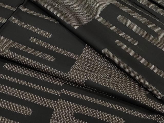 平和屋着物●本場大島紬　9マルキ　エ霞文　正絹　逸品　CAAY3002vf