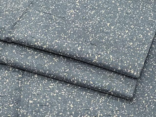 平和屋着物●石川県指定無形文化財　牛首紬　白山工房　手織り　正絹　逸品　CAAY3045vf