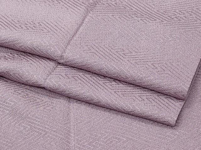 平和屋着物●江戸小紋　鮫小紋柄　紗綾形地紋　正絹　逸品　CAAY3050vf