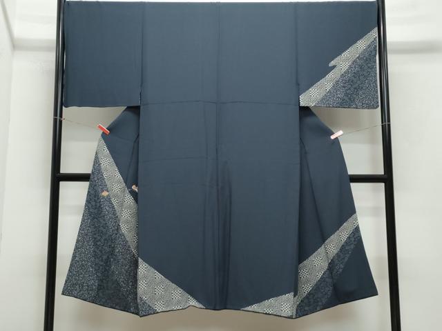 平和屋着物●男性　訪問着　刺繍　宝尽くし文　正絹　逸品　CAAY3110vf